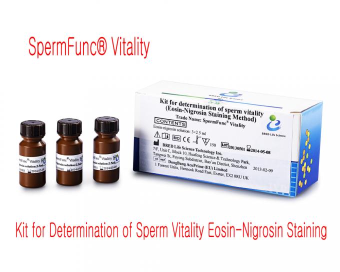 Bred 014 Sperm Viability Kit Eosin Nigrosin Staining For Evaluating