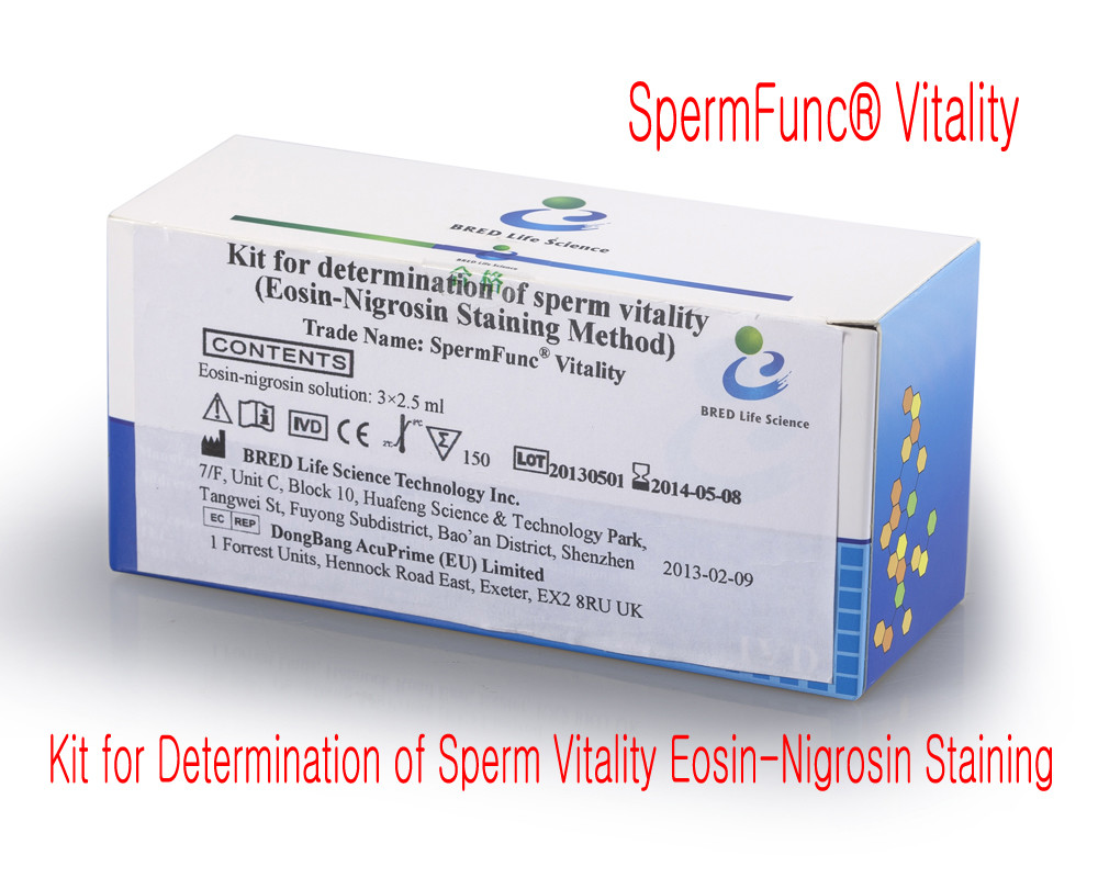 BRED-014 Sperm Viability Kit Eosin Nigrosin Staining For Evaluating ...